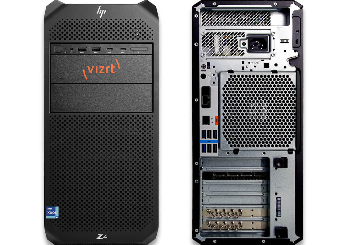 Vizrt TriCaster Vizion Tower 44 NDI + 16 SDI I/O Hardware - UHD 4K Live ...