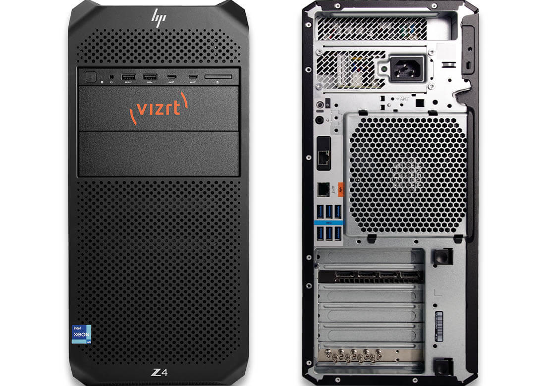 Vizrt TriCaster Vizion Tower 44 NDI + 8 SDI I/O Hardware - UHD 4K Live ...