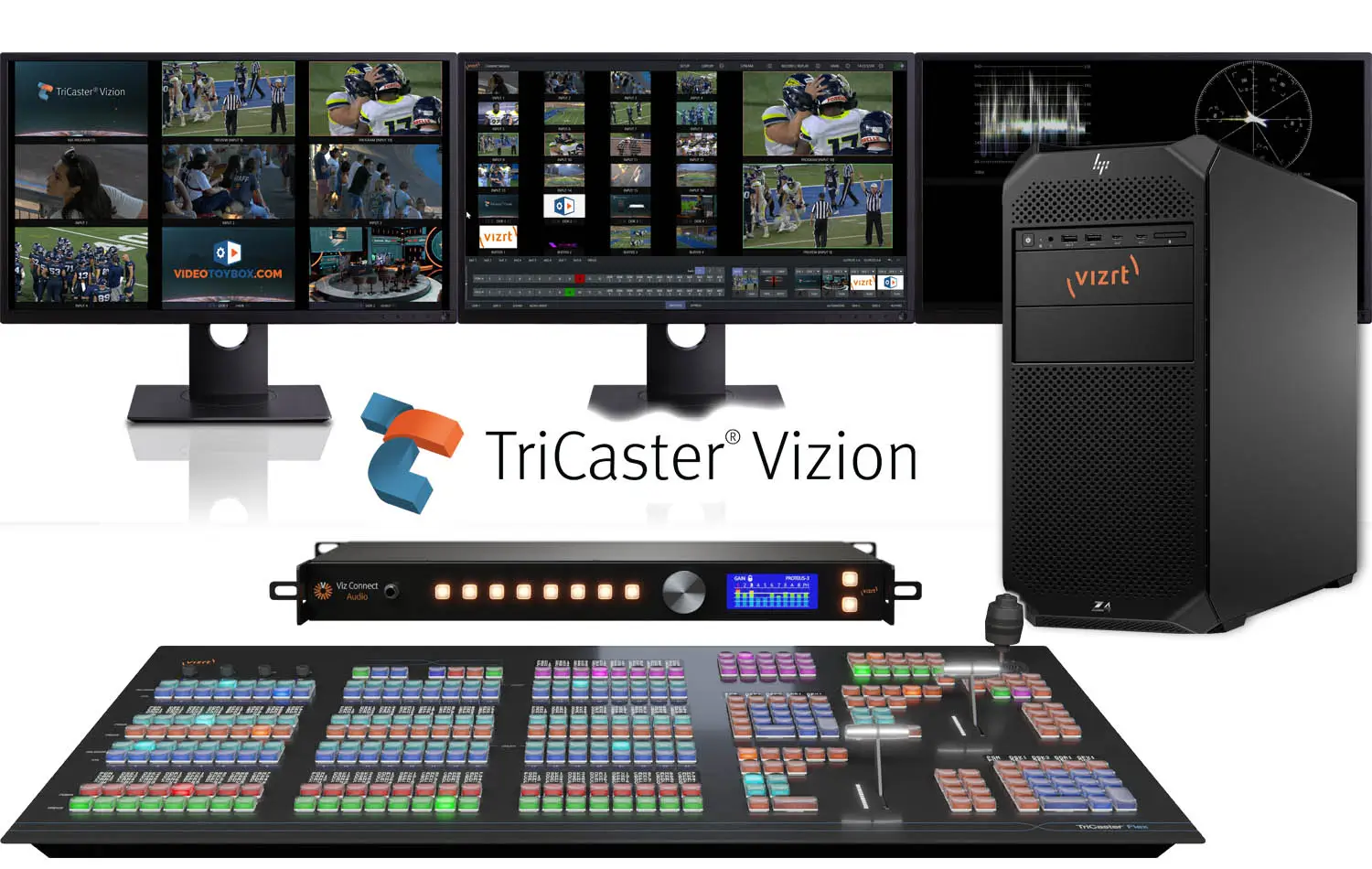 Vizrt TriCaster Live Production Switchers and 3Play HD Replay Systems ...